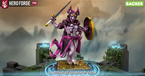 Daemon Of Slaanesh Nsfw Made With Hero Forge