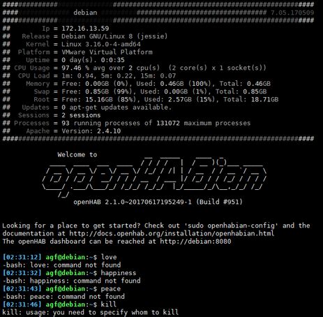 Openhabian Hassle Free Openhab Setup Page Server Openhab Community