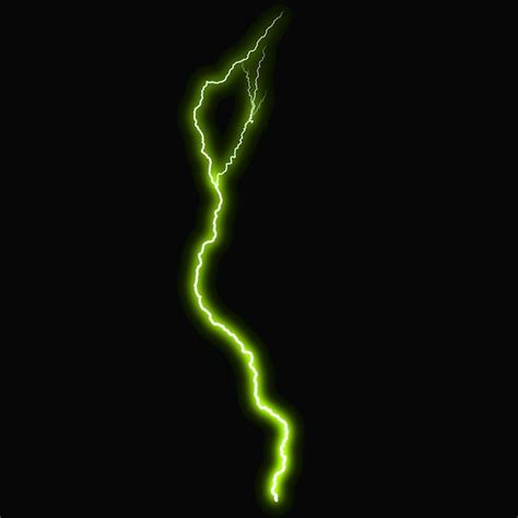 Premium Photo Abstract Light Green Lighting Natural Thunder Realistic