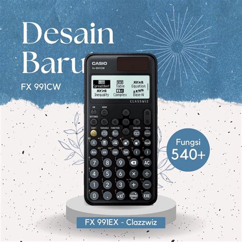 Jual Casio Classwiz Model Scientific Calculator Fx 991cw Shopee Indonesia