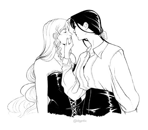 Clorinde And Navia Genshin Impact Drawn By Integrellie Danbooru