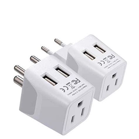 Ceptics India Travel Plug Set With USB USA Socket Input Type C And Type D Ultra Compact
