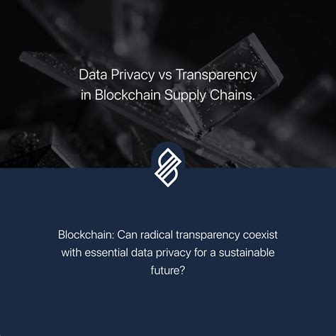 Data Privacy Vs Transparency In Blockchain Supply Chains → Scenario