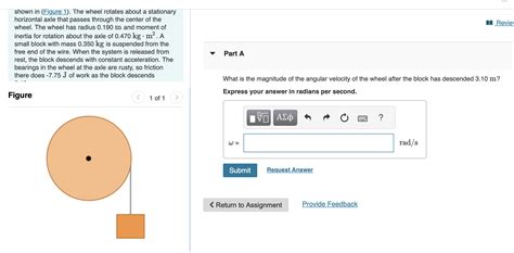 Solved Shown In Figure 1 The Wheel Rotates About A
