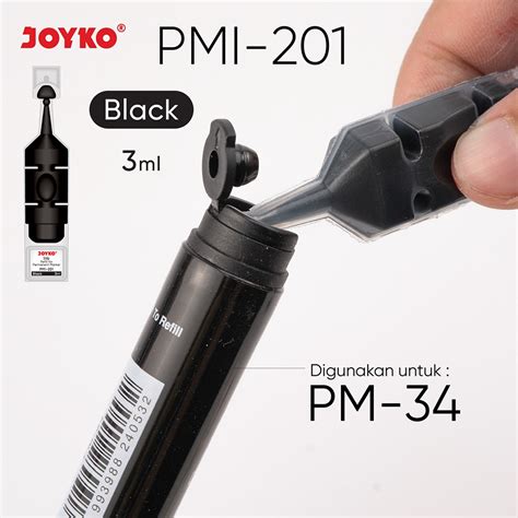 Jual Permanent Marker Spidol Permanen Round Tip Joyko Refillable