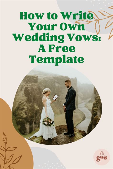 How To Write Your Own Wedding Vows A Free Template Artofit