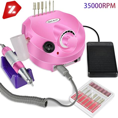 Lixadeira Porquinho Lixa Motor Unha Elétrica Profissional RPM Bivolt Nail Drill Shopee
