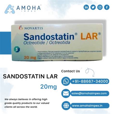 Octreotide 20 Mg Sandostatin Lar Injection At ₹ 20000 Vial Tunki