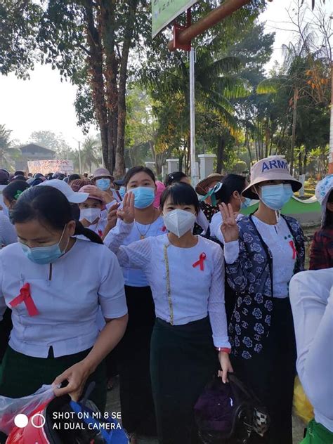 Dvb ပန်းတနော်မြို့ ဆန္ဒပြပွဲ ဆရာ ဆရာမများ ပါဝင်လာ၊ ထွေအုပ်ဝန်ထမ်းများ Cdm လှုပ်ရှားမှုတွင