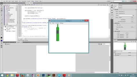 Actionscript 3 Falling Bottle Not Falling Stack Overflow