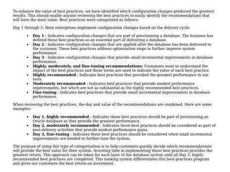 Best Practices Category Oracle Database 19c Best Practices On Dell Poweredge Servers And