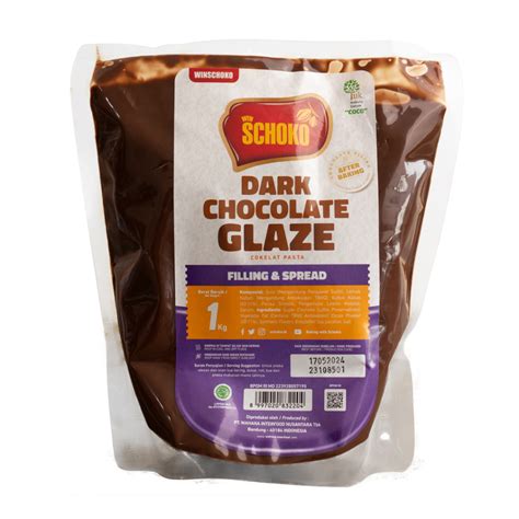 Jual SCHOKO Dark Chocolate Glaze Kg Filling Spread Selai Coklat Shopee Indonesia