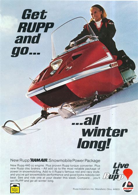 Classic Snowmobiles Of The Past 1971 Rupp Snowmobile