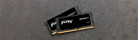 FURY Impact DDR4 SODIMM 内存 8GB 64GB 3200MT s 金士顿科技
