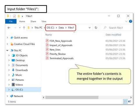 Using A Control File To Merge All Pdfs In A Folder Into A Single Document