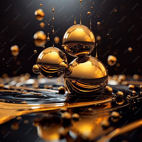 Premium Photo 3d Gold Defect Mathematical Pattern And Luxury View Ai