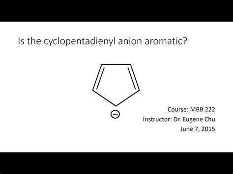 Cyclopentadienyl Cation Antiaromatic