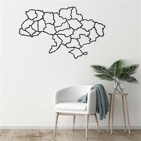 Декоративное настенное Панно «Карта Декор на стену продажа цена в Киеве Картины от Eko