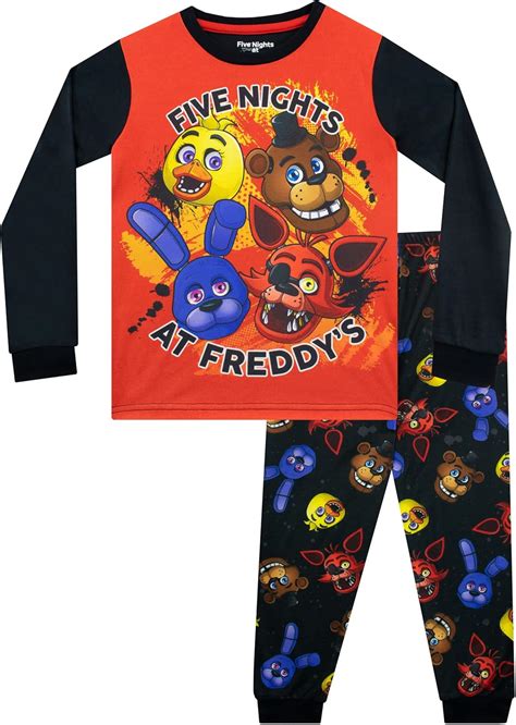 Five Nights At Freddys Erkek Çocuk Fnaf Pijama Tr Moda
