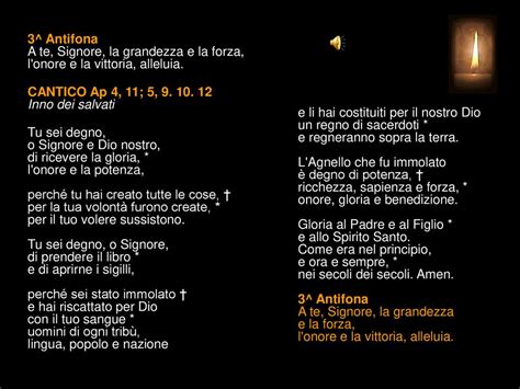 APRILE MARTEDÌ II SETTIMANA DI PASQUA VESPRI ppt scaricare