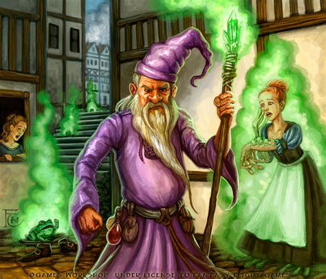 Grumpy Wizard For Talisman The City By Feliciacano On Deviantart