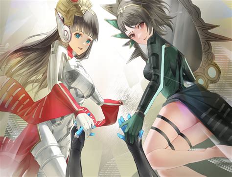 Protagonist Isonokami Tao And Hiromine Yoko Shin Megami Tensei And More Drawn By Nekotori