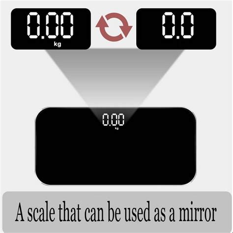 Badu Bg Огледална подова мини електронна везна Малка акумулаторна везна за тяло Домашна точна и