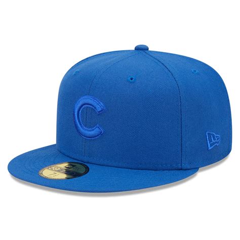 New Era Chicago Cubs Royal Blue Tonal 59fifty Fitted Hat