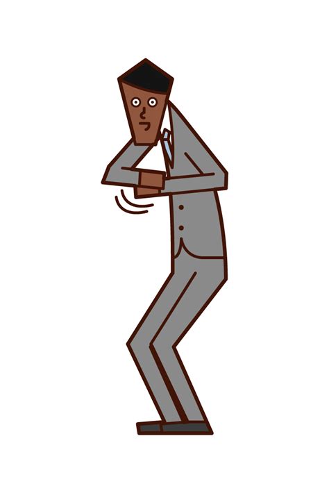 媚を売る人（男性）のイラスト フリーイラスト素材集 Kukukeke