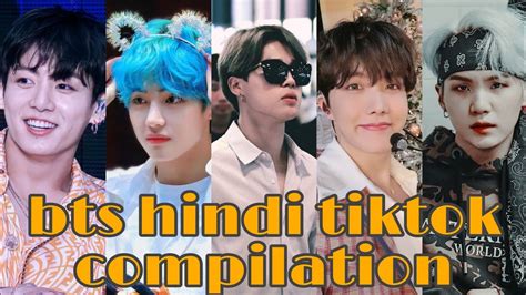 Bts Hindi Tiktok Compilation😘💜 Latest Tiktok Compilation Part 10