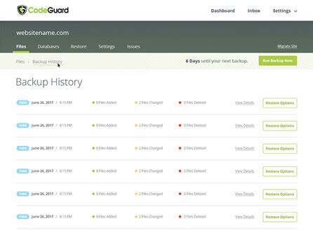 CodeGuard Backup Umzuri