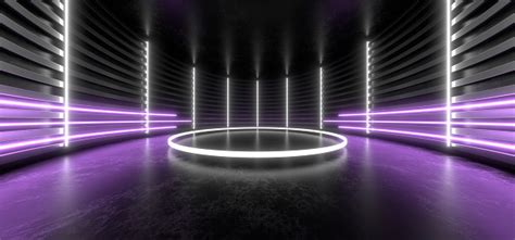 검은 색 배경에 밝은 색상의 네온 조명어두운 홀 3d 렌더링 이미지입니다 0명에 대한 스톡 사진 및 기타 이미지 0명 3차원 형태 검은색 Istock