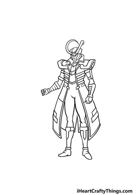 Loki Drawing How To Draw Loki Step By Step