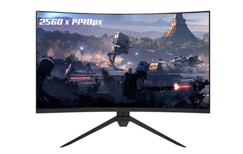 Monitor Gamer SuperFrame Precision 27 Pol CURVO Quad HD 1ms 165Hz