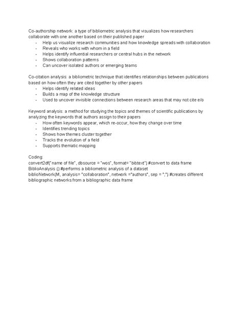 R Module 3 Bibliometric Analysis Techniques And Visualizations Studocu