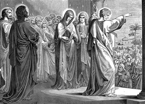 The Descent Of The Holy Spirit Stock Illustration Illustration Of