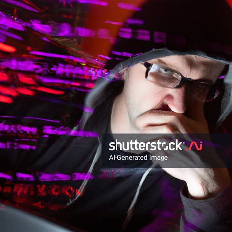 Motion Blur Photo Hacker Thinking Ai Generated Image 2332172569