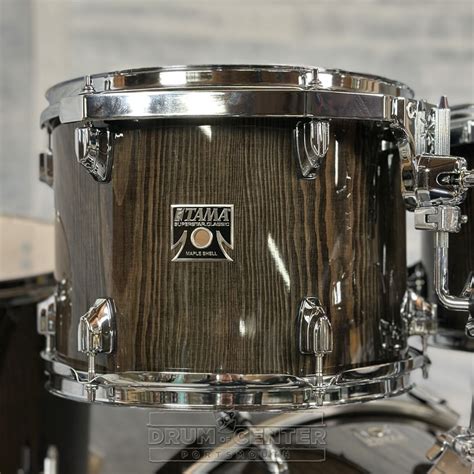 Tama Superstar Classic 5pc Drum Set W22bd Black Lacebark Pine
