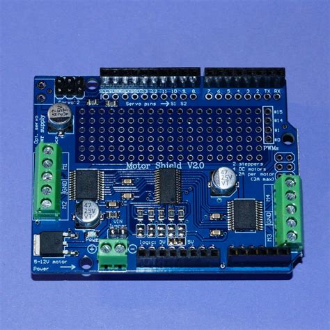 Fischertechnik Compatible Adafruit V2 Motor Shield Housing By