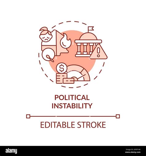 Political instability red concept icon Stock Vector Image & Art - Alamy