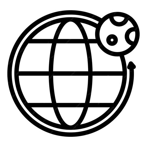 Premium Vector Country Time Zone Icon Outline Vector World Map Local Hour