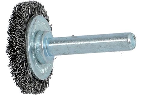 Щетка для дрели дисковая проволочная 30x6х6 мм SHAFT 0.2 мм NORTON ...