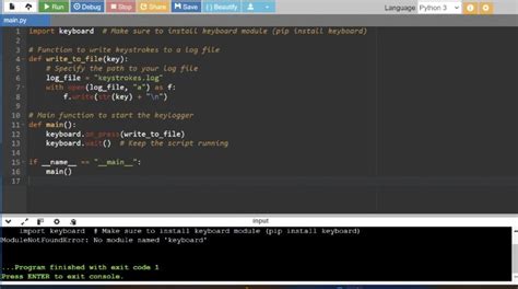 I Have Completed My 3rd Task In Cybersecurity Intership And Also Developed My Basic Keylogger
