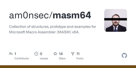 Github Am Nsec Masm Collection Of Structures Prototype And