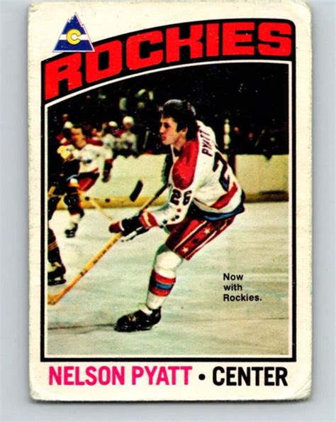 Hcw 1976 77 O Pee Chee 98 Nelson Pyatt Rc Recrue Colorado Rockies V12552 Eur 1 22 Picclick Fr