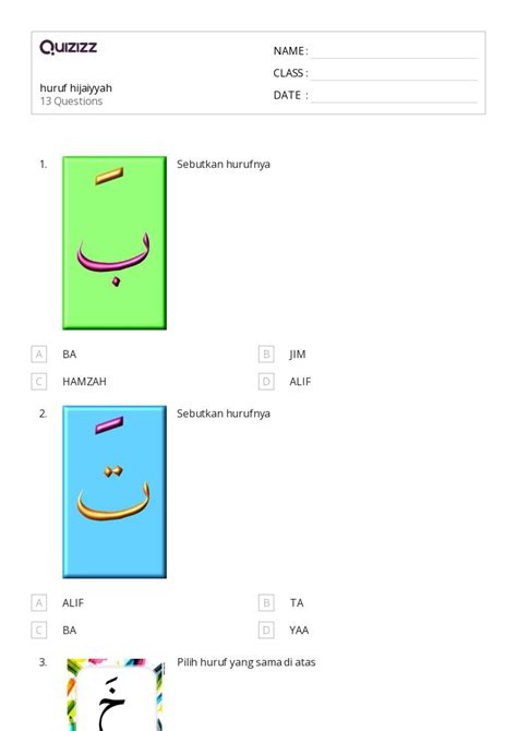 50 Lembar Kerja Huruf Kapitalisasi Untuk Kelas 6 Di Quizizz Gratis