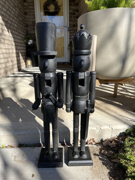 Diy Faux Brass Nutcrackers Affordable Alternatives To Arhaus Build A Cozy Home