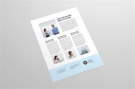 Newsletter Ms Word And Indesign Print Templates Ft Newsletter Template And Email Template Envato