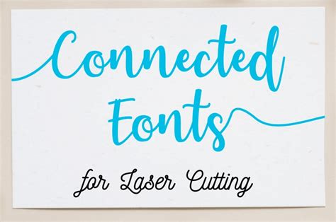 Connected Font