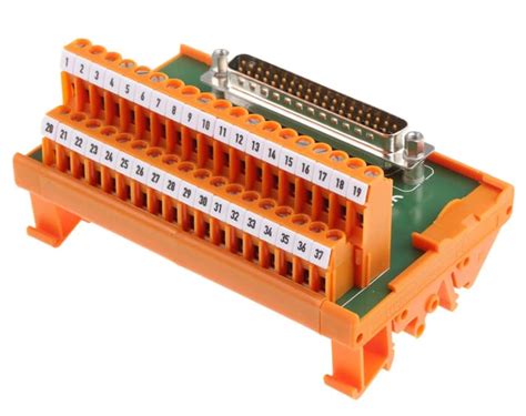 Rs Pro Rs Pro Contact Male Interface Module D Sub Connector Din Rail Mount A